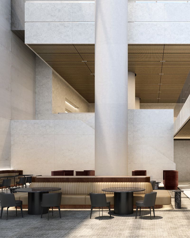 Mirvac celebrates Topping Out at Olderfleet, 477 Collins Street, Melbourne